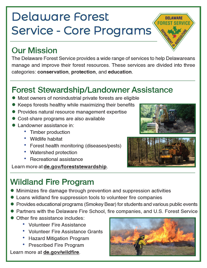 Forest Service - Delaware Department of Agriculture - State of Delaware